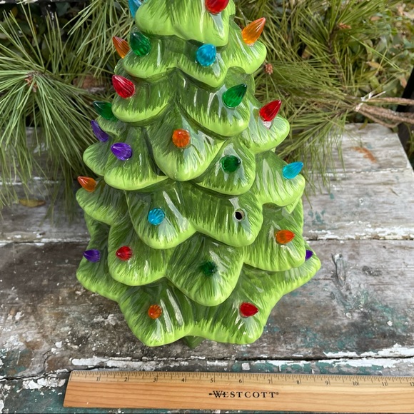 Mr. Christmas | Accents | Mr Christmas Ceramic Light Up 4 Inch Tree ...